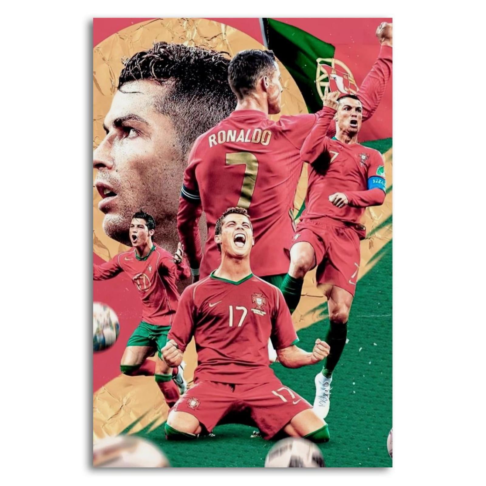 Cristiano Ronaldo Football CR7 Home Decor Posters Picture Wall Art ...