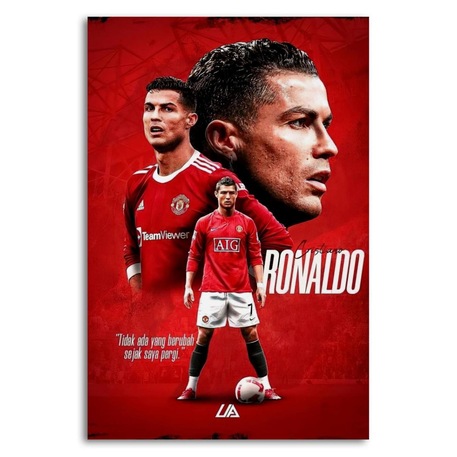 Cristiano Ronaldo Football Player Star CR7 Home Decor Posters Picture ...