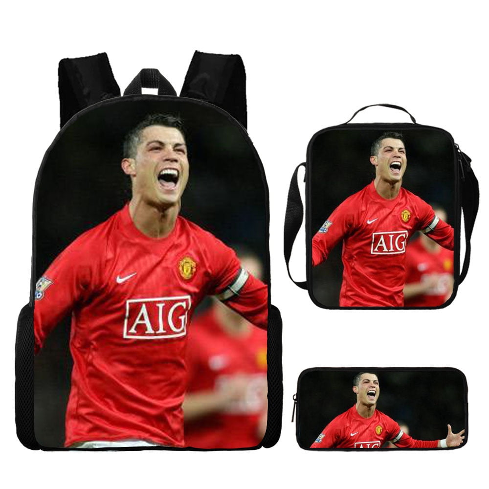 Cristiano-Ronaldo Football Star Load Reduction Backpack forStudents ...