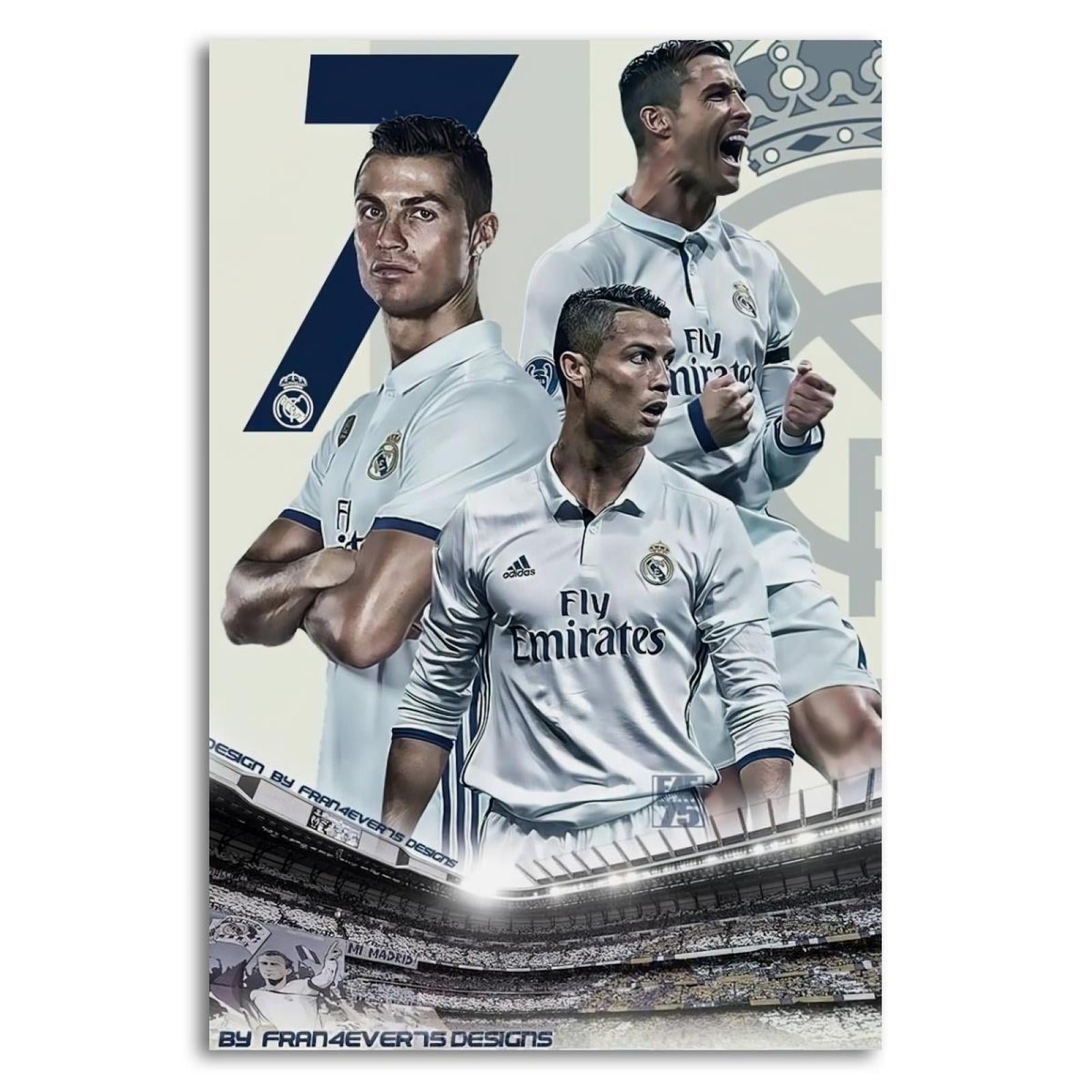 Cristiano Ronaldo Football Star Player No.7 Home Decor Posters Picture ...