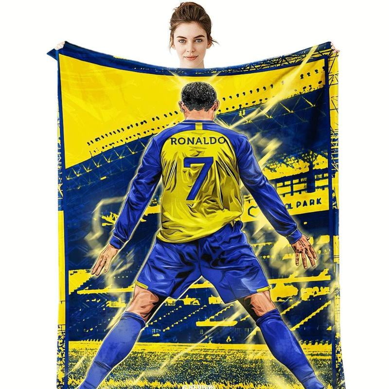 Cristiano Ronaldo Football Star Ultra Plush Decor Blanket ...