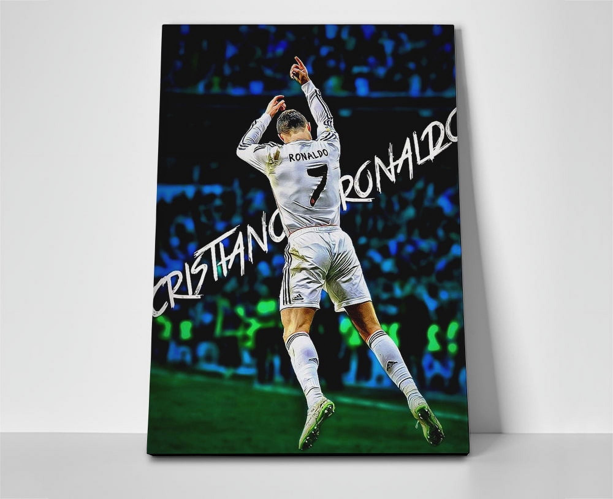 Cristiano Ronaldo Goal Poster or Wrapped Canvas - Walmart.com