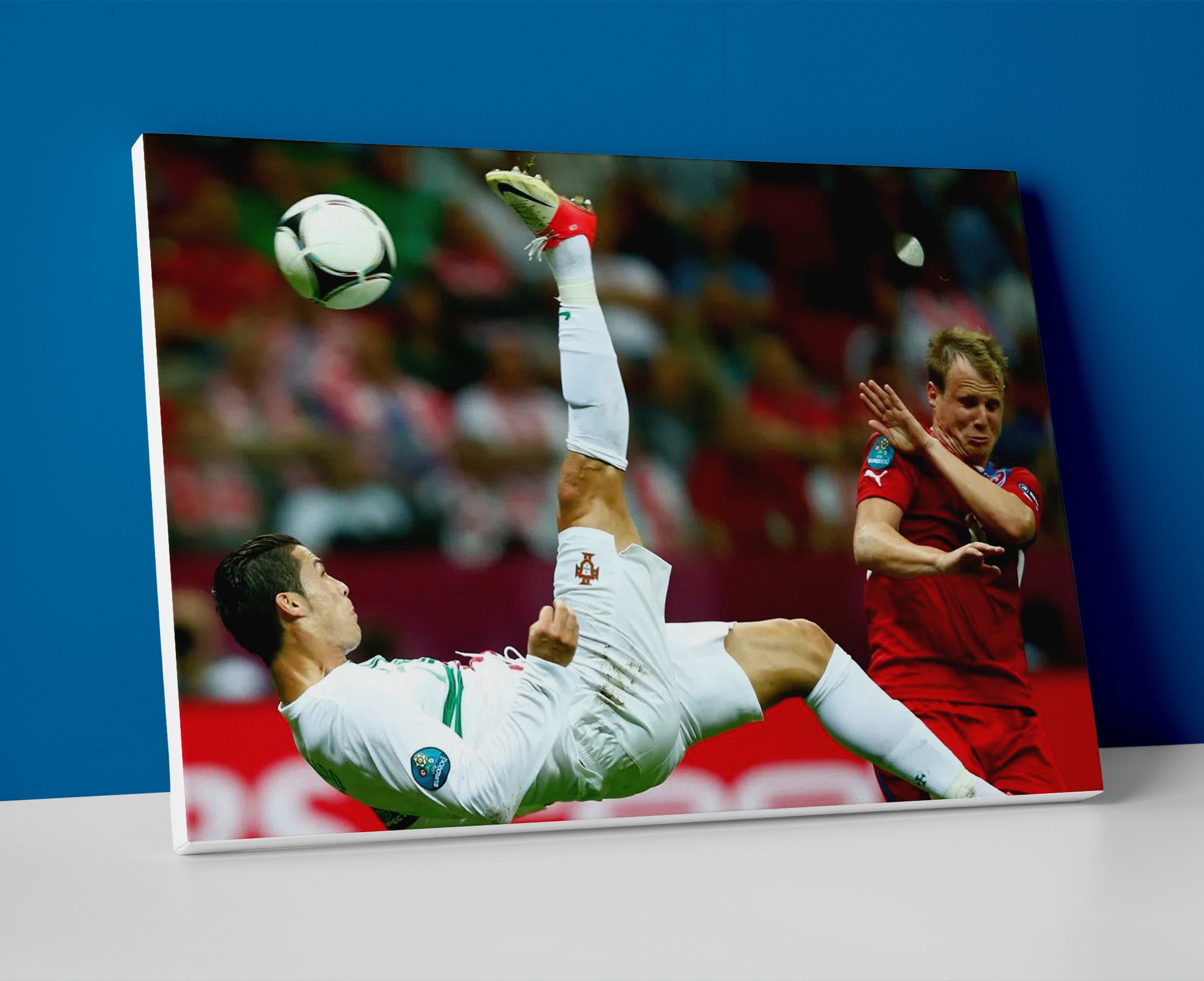 Cristiano Ronaldo Kick Poster or Wrapped Canvas - Walmart.com