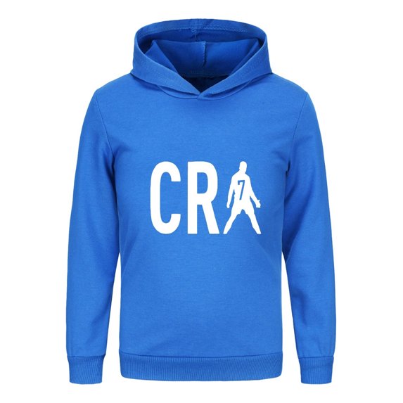 Cristiano Ronaldo Kids Hoodie – Soccer Graphic Top, CR7 Long Sleeve ...