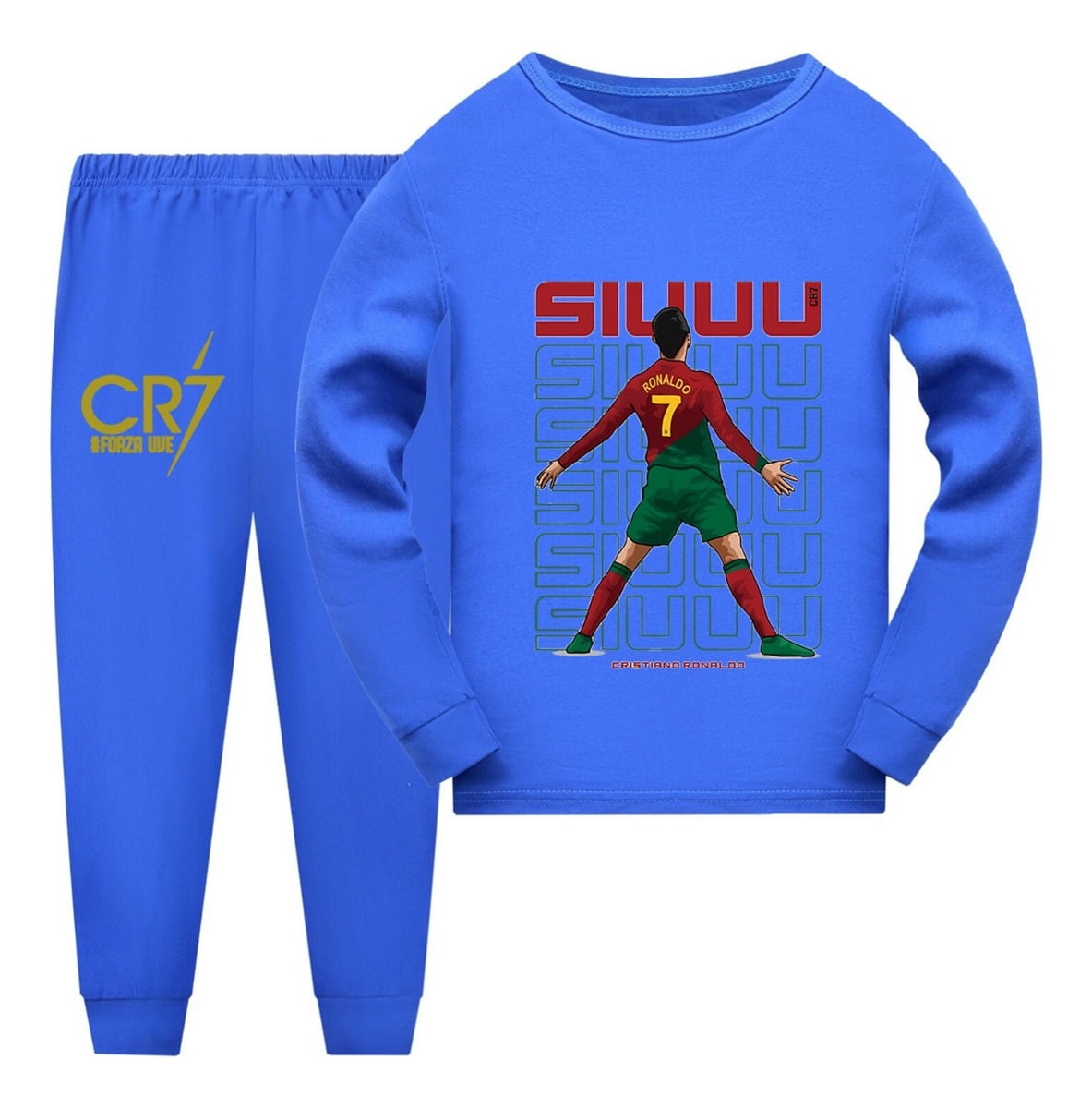 Cristiano Ronaldo Kids Pajamas – CR7 Soccer Sleepwear for Boys Girls ...