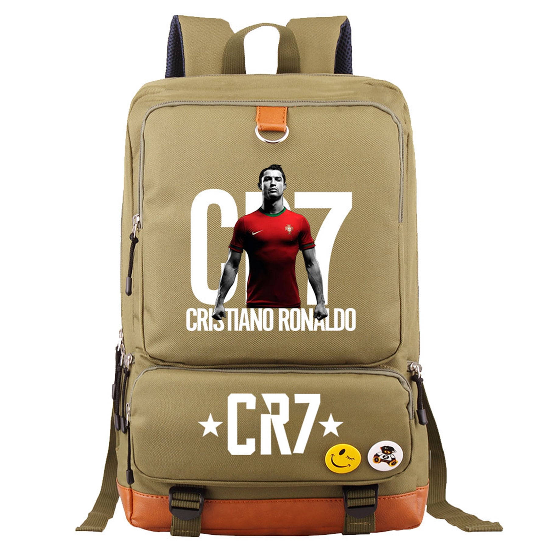 Cristiano Ronaldo Laptop Backpack-Student School CR7 Bookbag Large ...