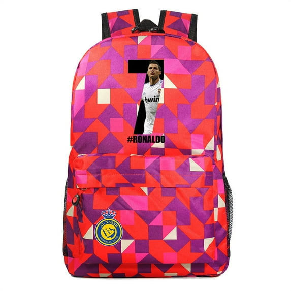 Cristiano Ronaldo Novelty Backpack-Student Back to School Bag CR7 ...