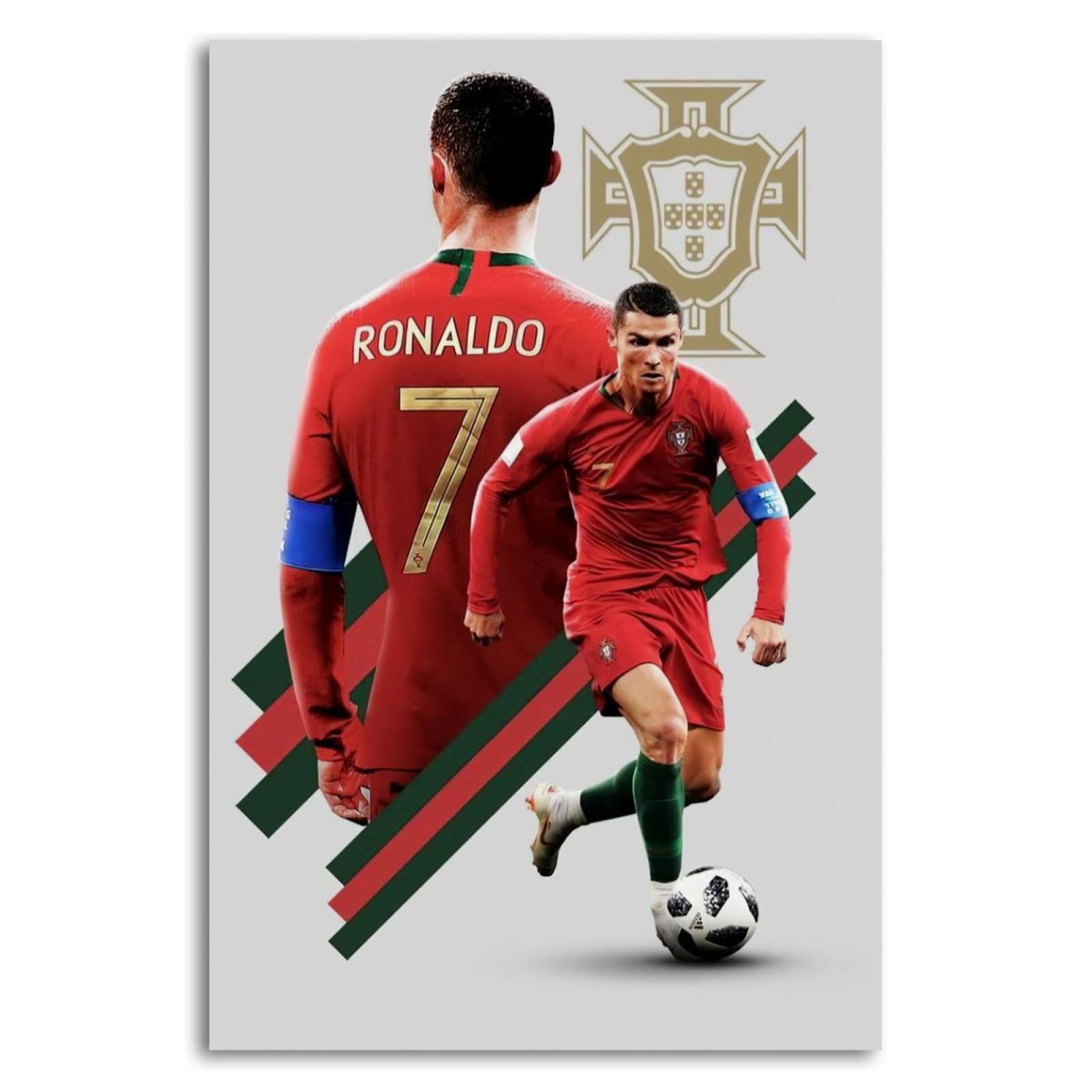 Cristiano Ronaldo Portugal Soccer Home Decor Posters Picture Wall Art ...