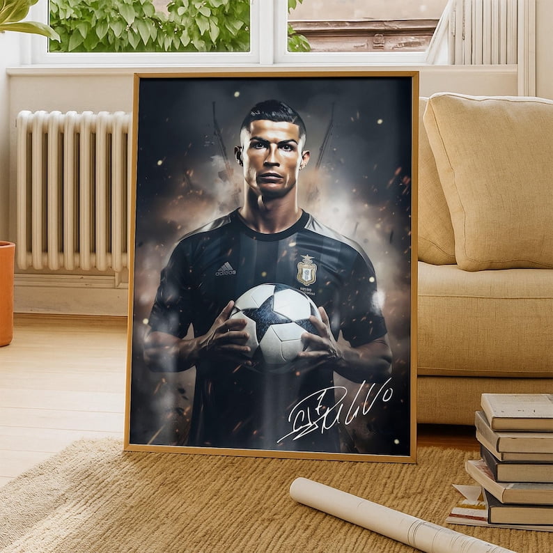 Cristiano Ronaldo Poster - An inspiring poster about football star ...