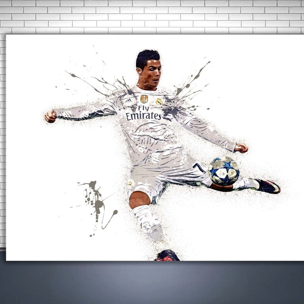 Cristiano Ronaldo Poster, Real Madrid, sport poster, Man Cave, Kids ...
