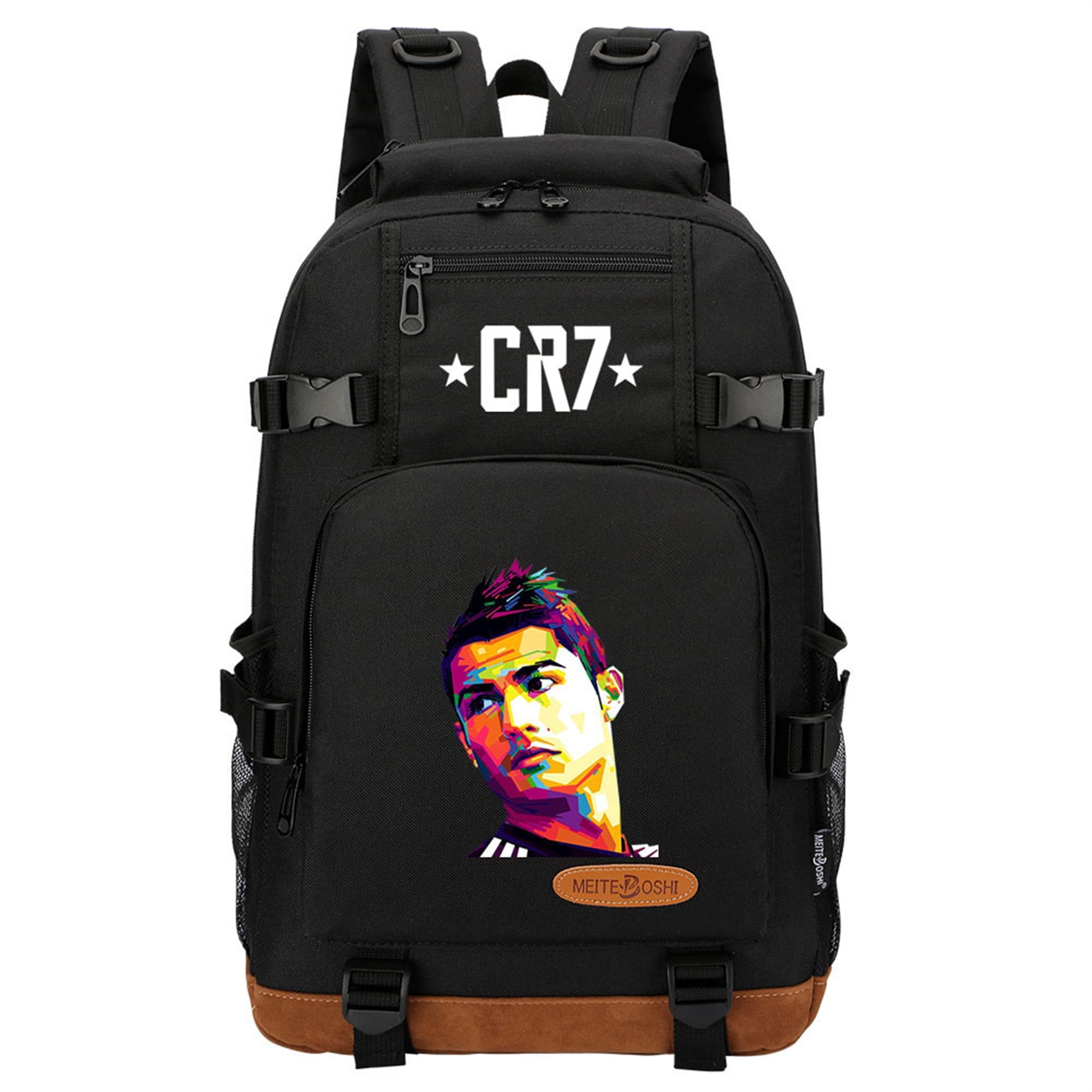 Cristiano Ronaldo School Bag for Student-Lightweight Travel Backpack ...