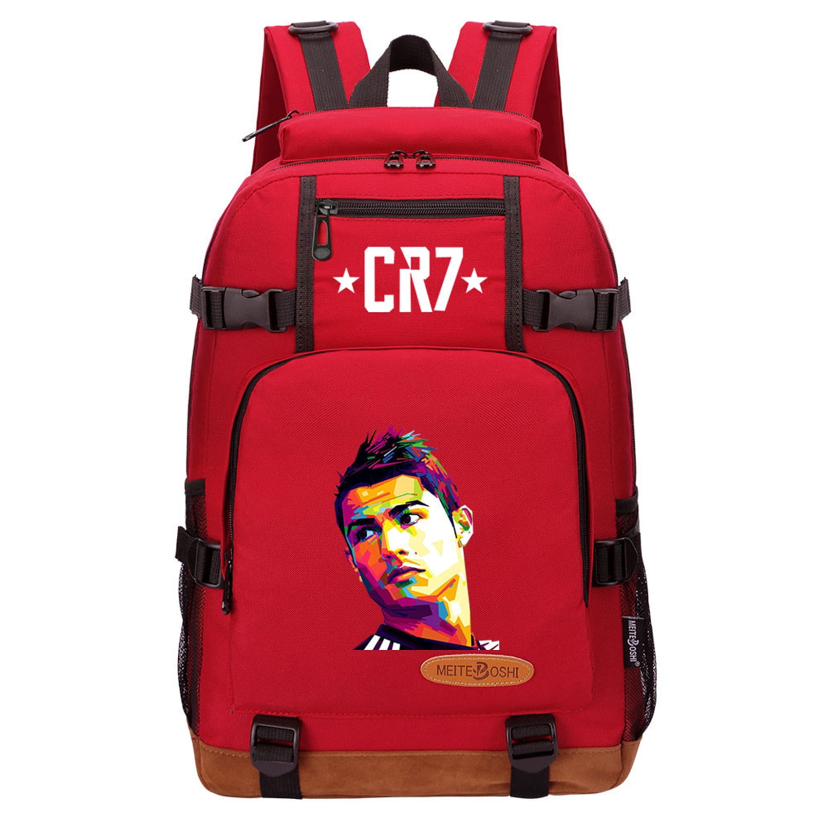 Cristiano Ronaldo School Bag for Student-Lightweight Travel Backpack ...