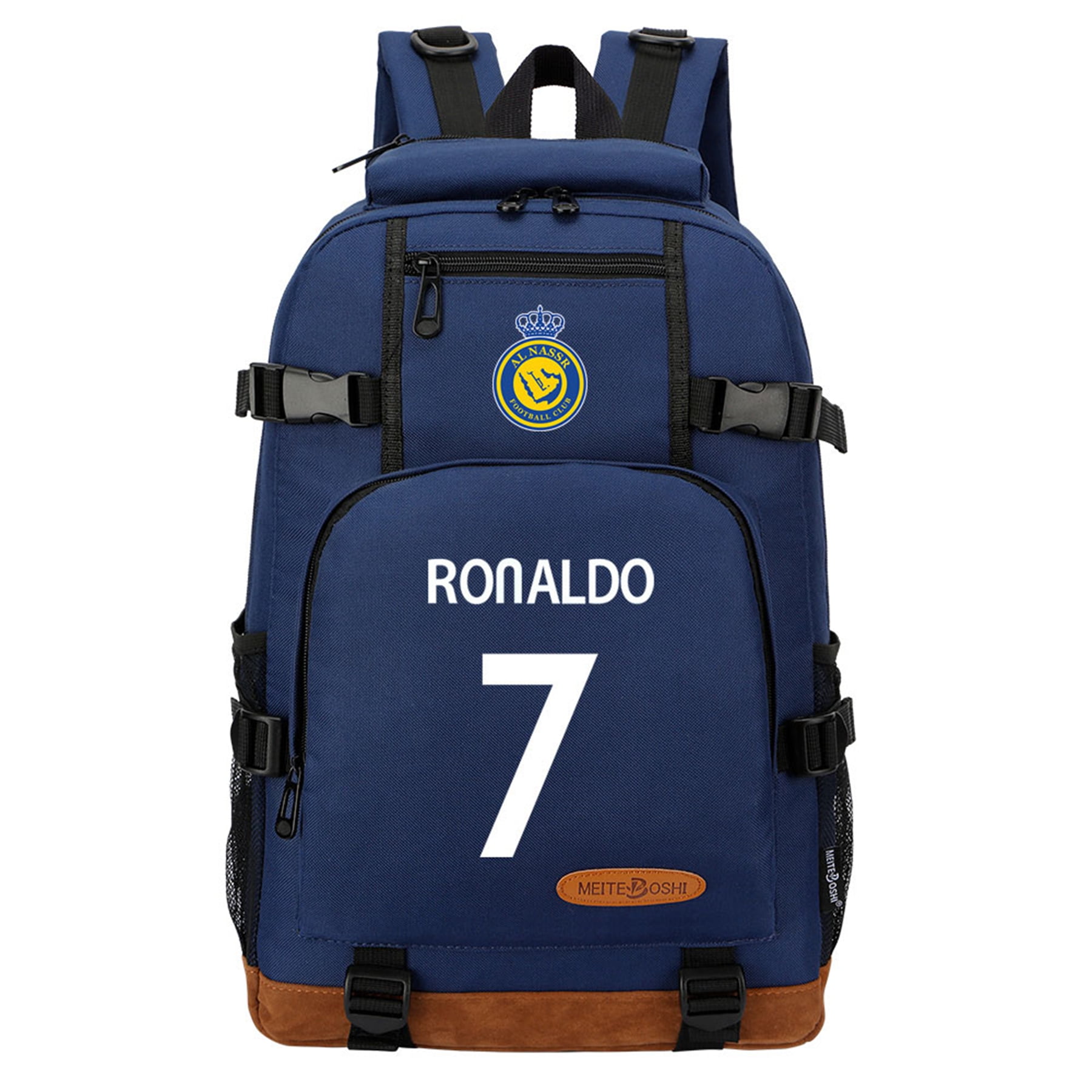 Cristiano Ronaldo School Bookbag CR7 Student Canvas Backpack Waterproof ...