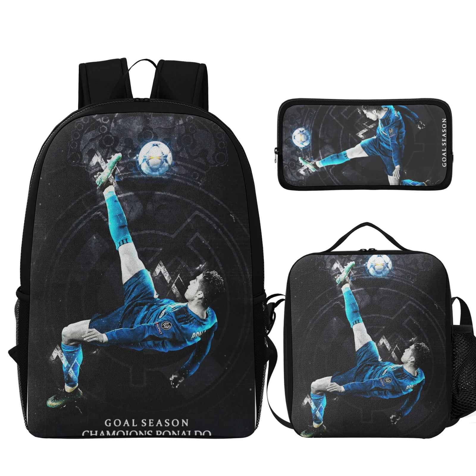Cristiano Ronaldo Shoulder Bag - Premium Diagonal Lunch Bag and Pencil ...