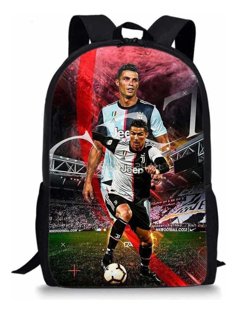 Cristiano Ronaldo Soccer Backpack with Championship Trophy Design CR7 ...