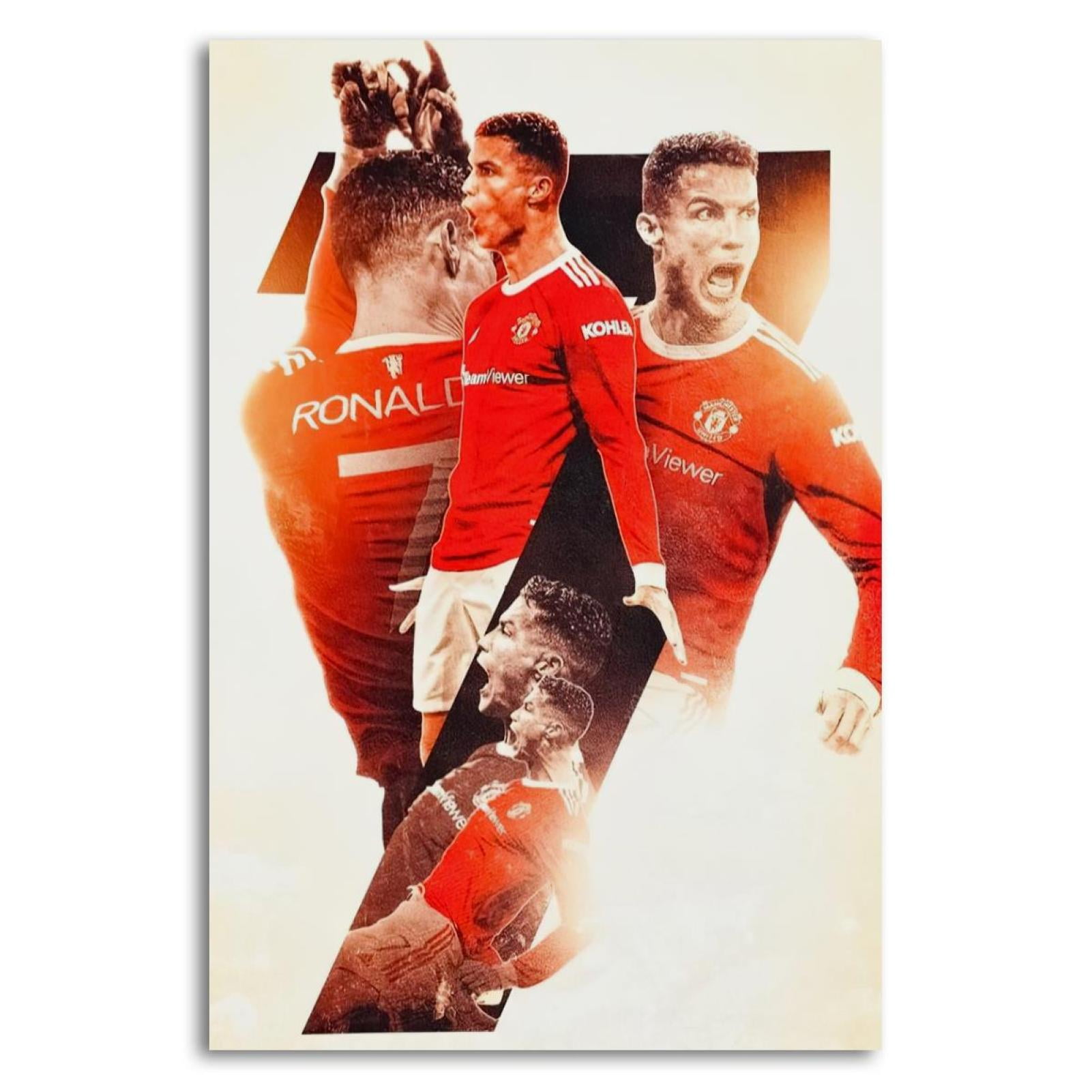 Cristiano Ronaldo Soccer CR7 Home Decor Posters Picture Wall Art Gifts ...