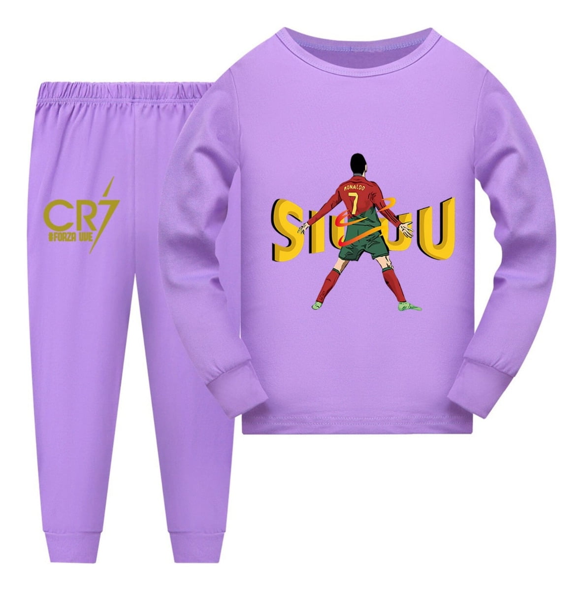 Cristiano Ronaldo Soccer Pajamas – CR7 Kids Football Sleepwear – Boys ...