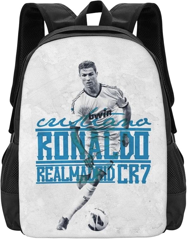 Cristiano Ronaldo Soccer Player #7 Backpack 16.5 Inch For Daily Work ...