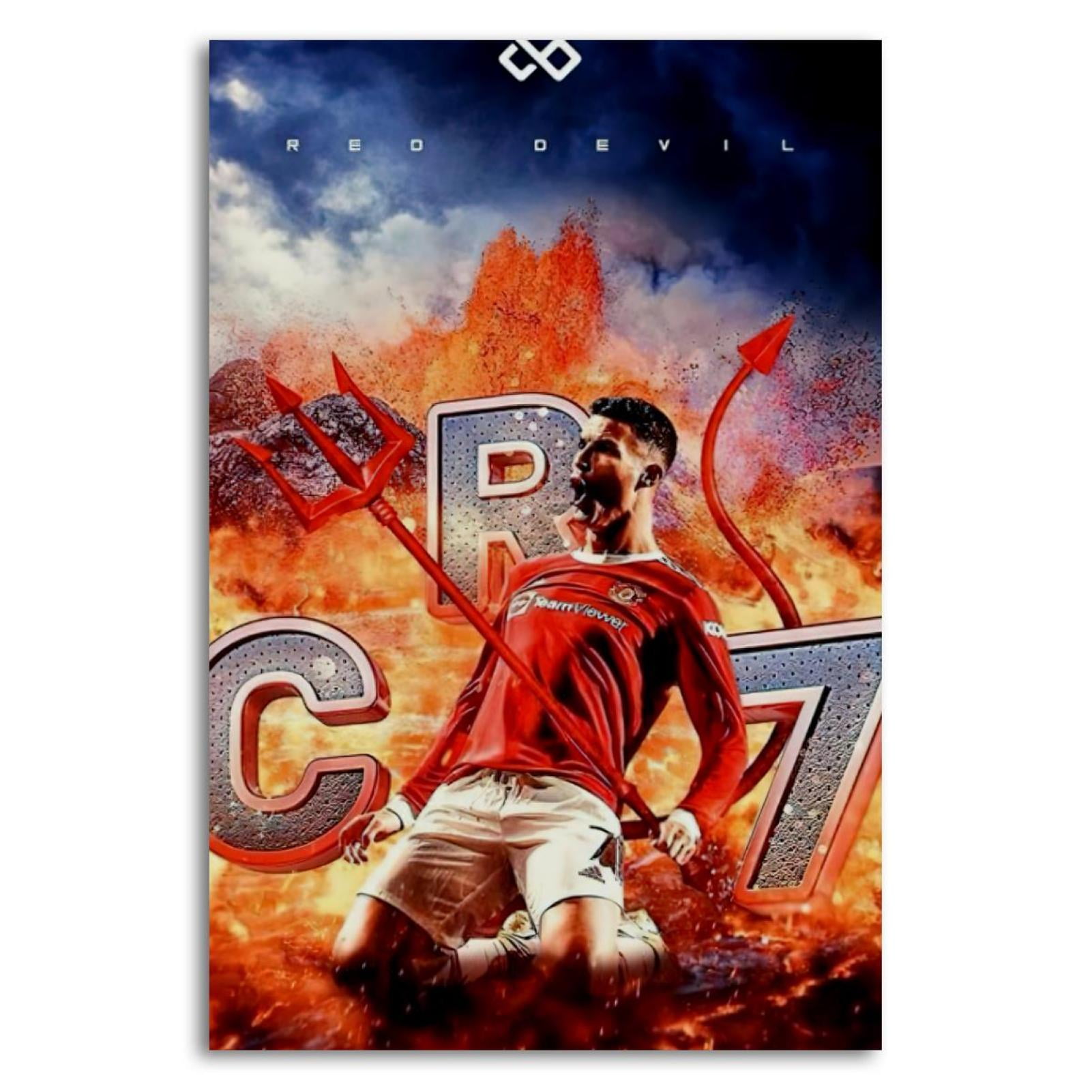 Cristiano Ronaldo Soccer Player CR7 Home Decor Posters Picture Wall Art ...