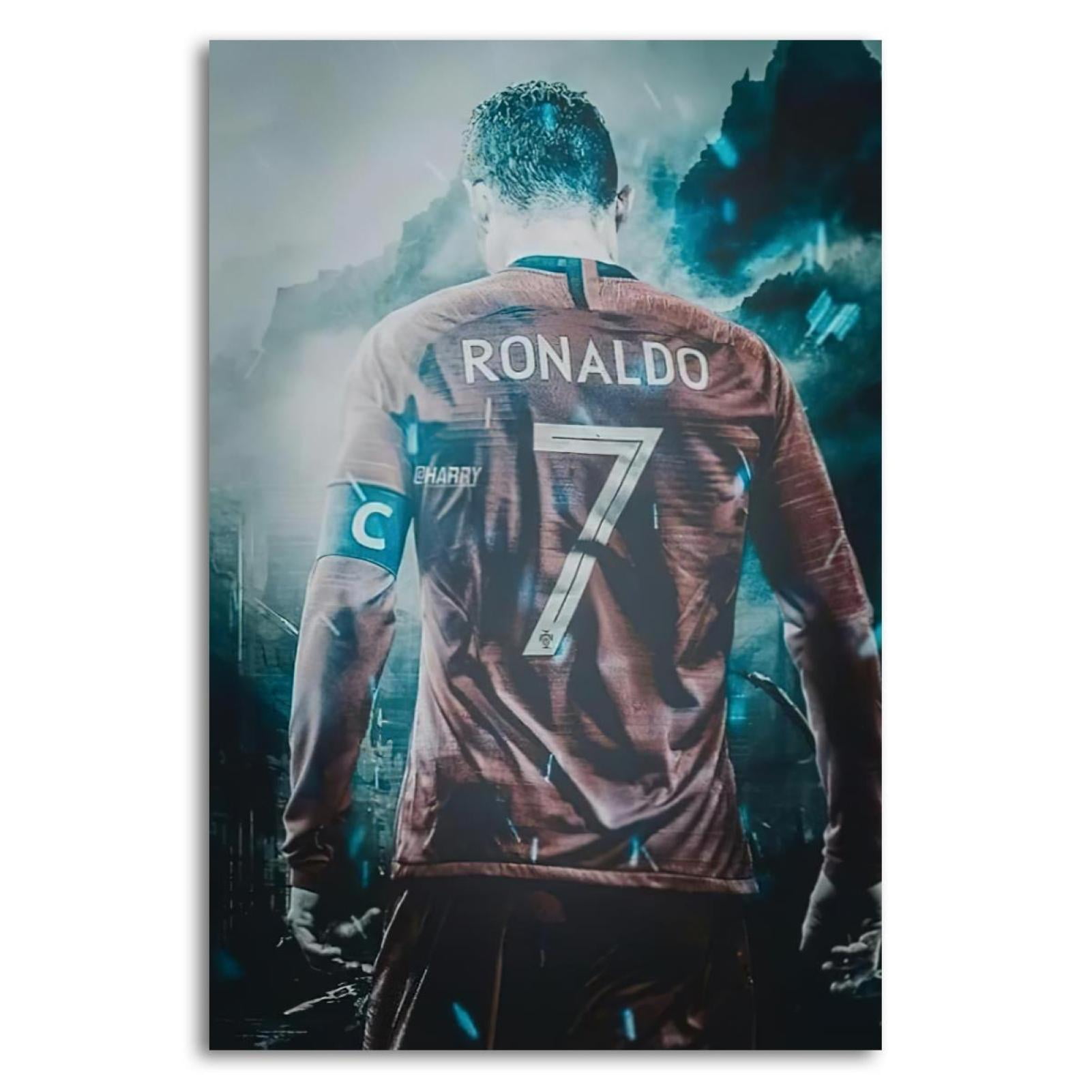 Cristiano Ronaldo Soccer Star Red Home Decor Posters Picture Wall Art ...