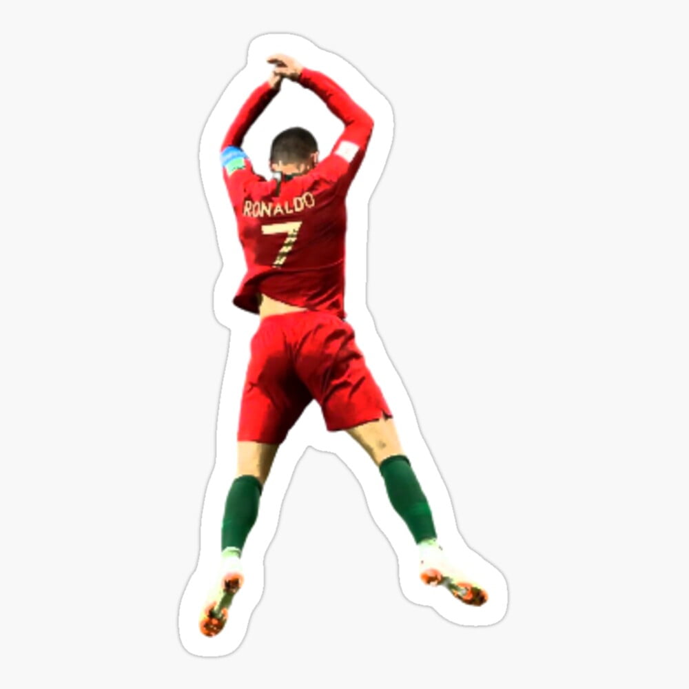 Cristiano Ronaldo Sticker Phone Decal Water Bottle Stickers Car Decals ...