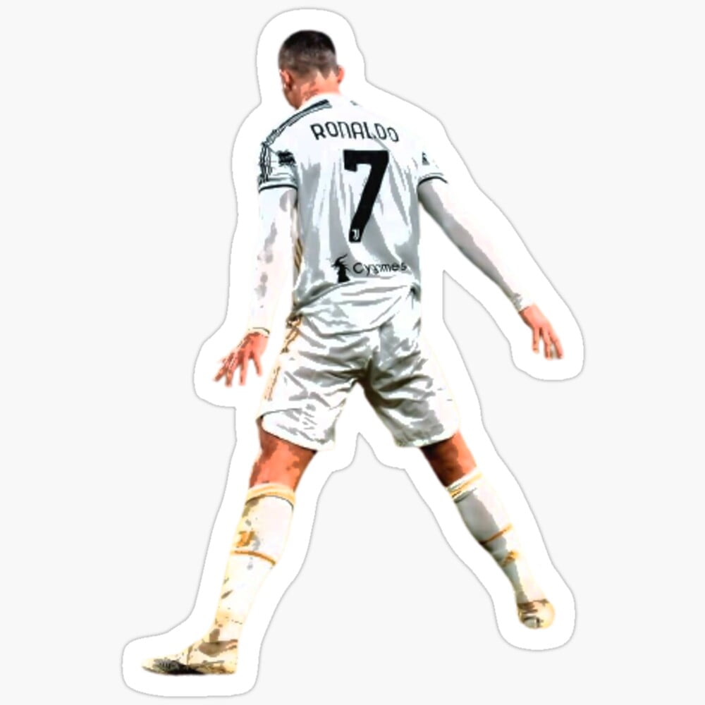 Cristiano Ronaldo Sticker Phone Decal Water Bottle Stickers Car Decals ...