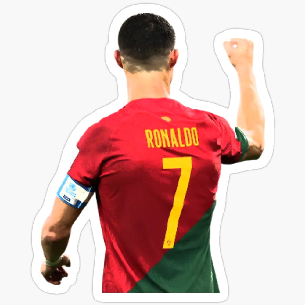 Cristiano Ronaldo Sticker Phone Decal Water Bottle Stickers Car Decals ...