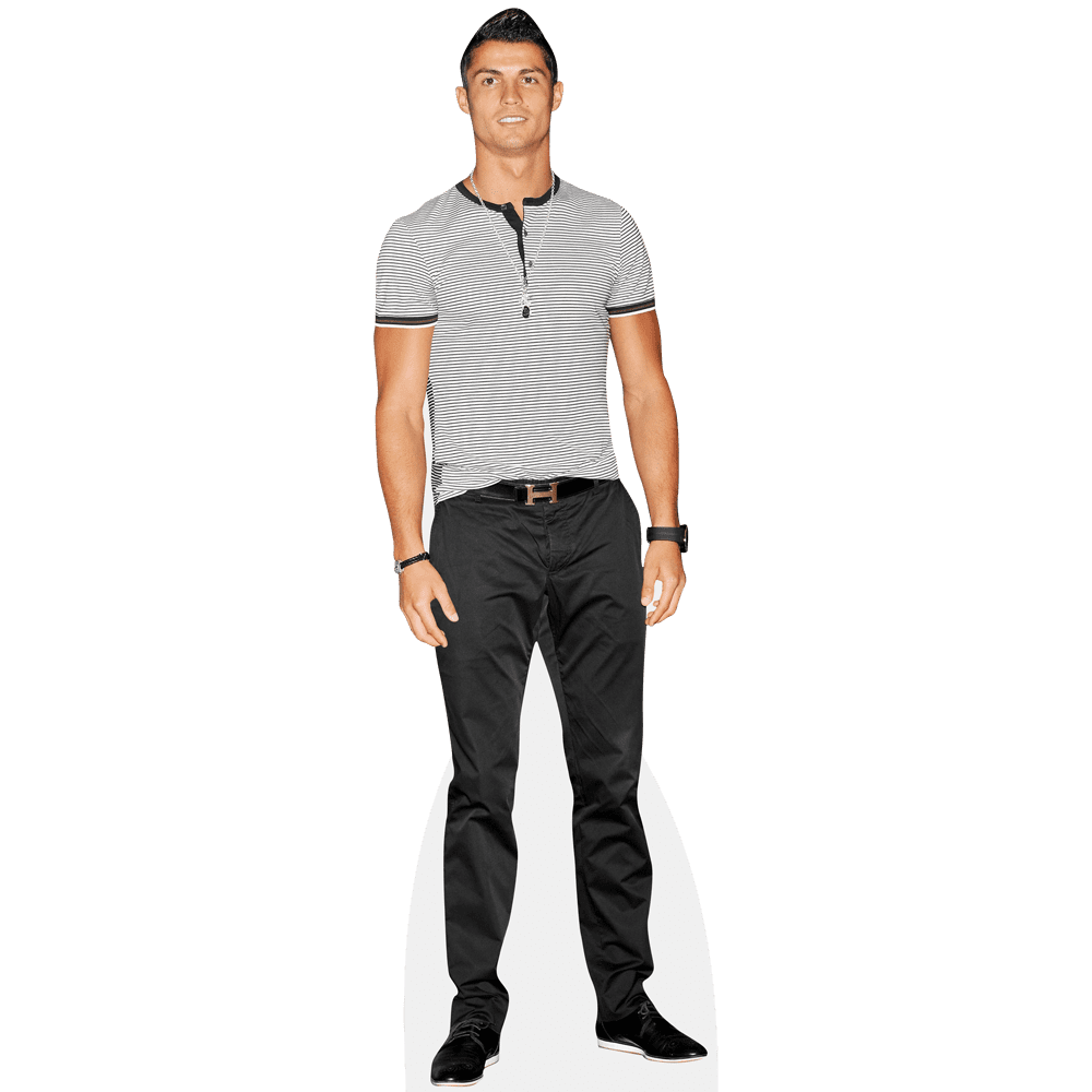 Cristiano Ronaldo (T-Shirt) Mini Cardboard Cutout Standee - Walmart.com