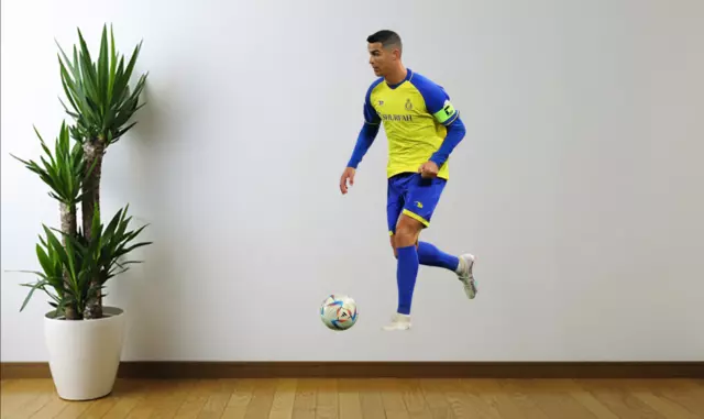 Cristiano Ronaldo Wall Sticker Al Nassr Vinyl Decal Decor Phone Decal ...