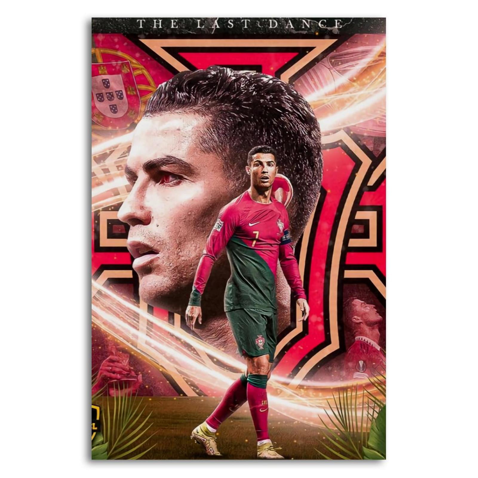 Cristiano Ronaldo World Cup 2022 CR7 Home Decor Posters Picture Wall ...