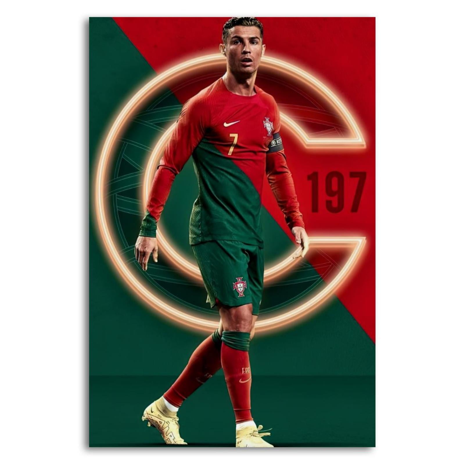Cristiano Ronaldo World Cup 2022 FIFA Home Decor Posters Picture Wall ...