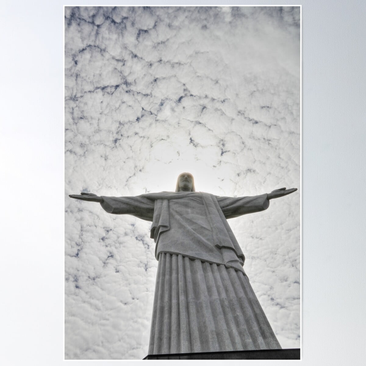 Cristo Redentor With Aureole, Corcovado - Rio De Janeiro Poster Wall ...