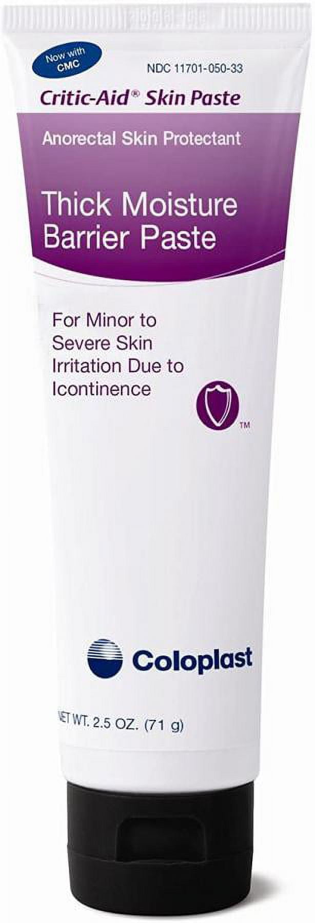 Critic-Aid Skin Paste, Thick Moisture Barrier, Zinc Oxide, 2.5 oz Tube ...