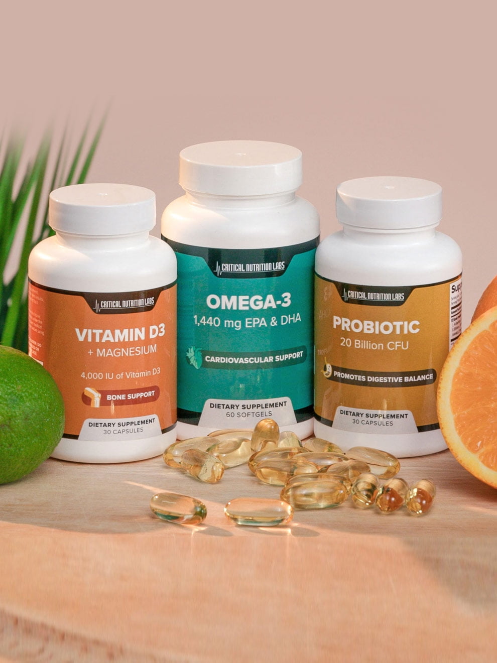Critical Nutrition Labs Critical Health Stack — 3-Bottle Bundle ...