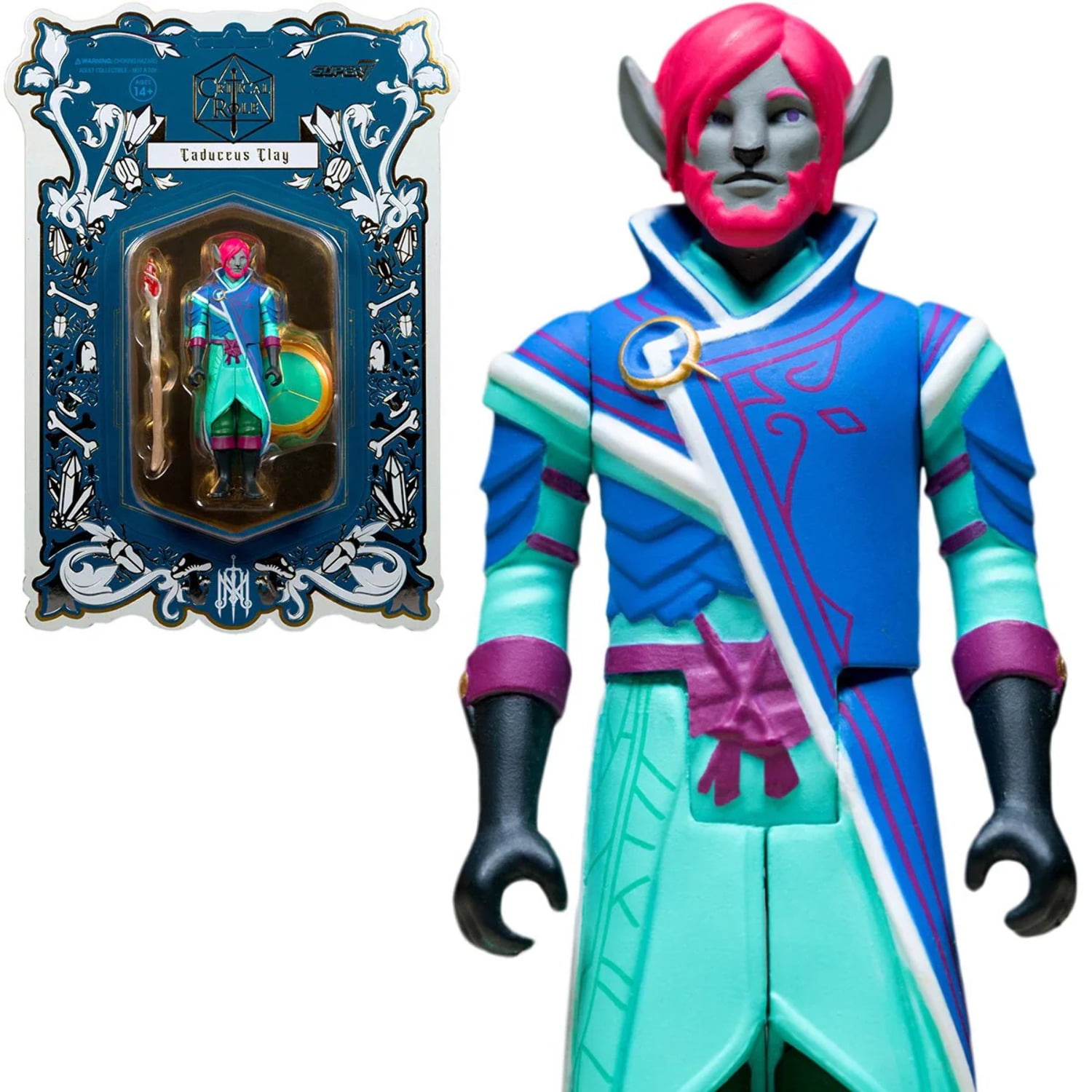 Critical Role Caduceus Clay 3 3/4-Inch ReAction Figure - Walmart.com