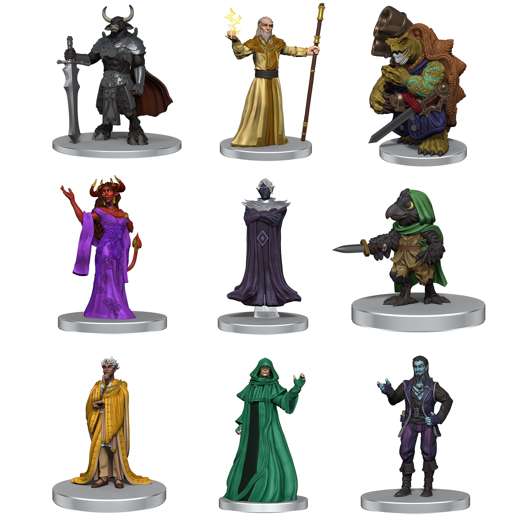 Critical Role: NPCs of Wildemount - (9) Pre-Painted Miniatures - Wave 3 ...