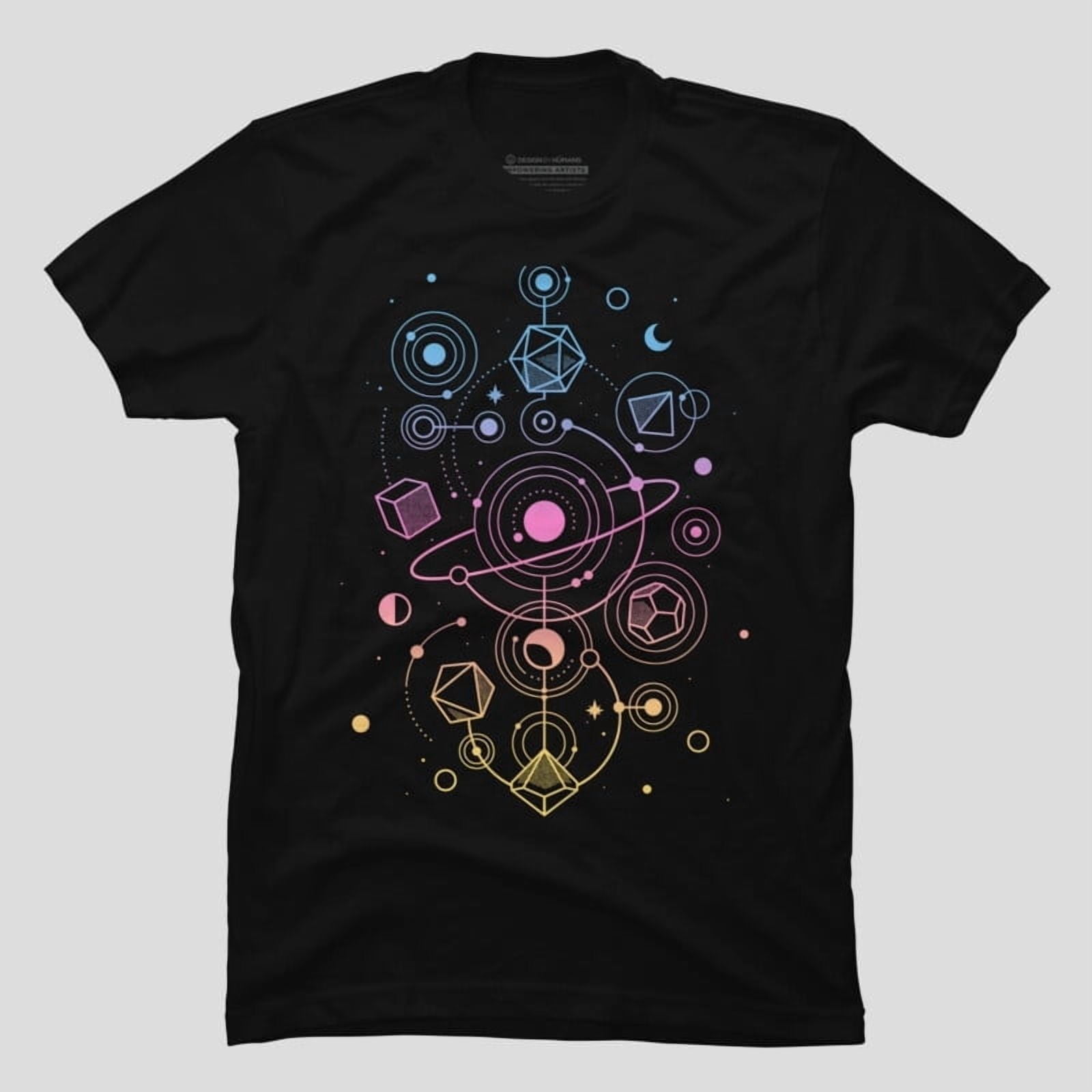 Critical Solar System Rainbow D20 Dice Funny RPG Gamer H27136 T-Shirt ...