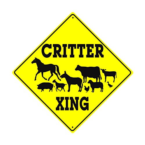 Critter Animals Crossing Xing Caution Danger Hunter Safety Funny Road ...