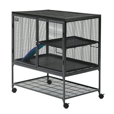 Free Shipping! SmileMart 4-Level Rolling Rabbit Cage with Platform and ...