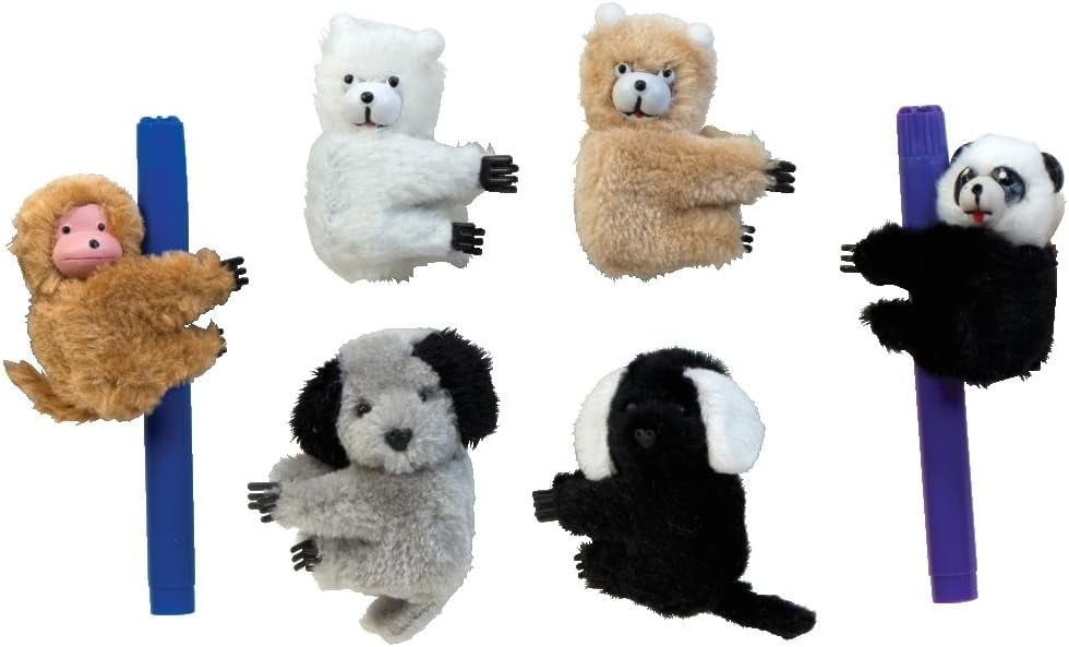 Critter Plush Animal Pencil Toppers (Pack of 24) - Walmart.com