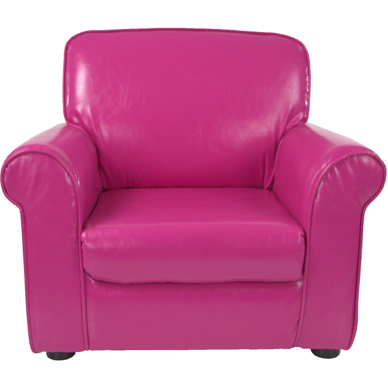 Pink leather armchair store