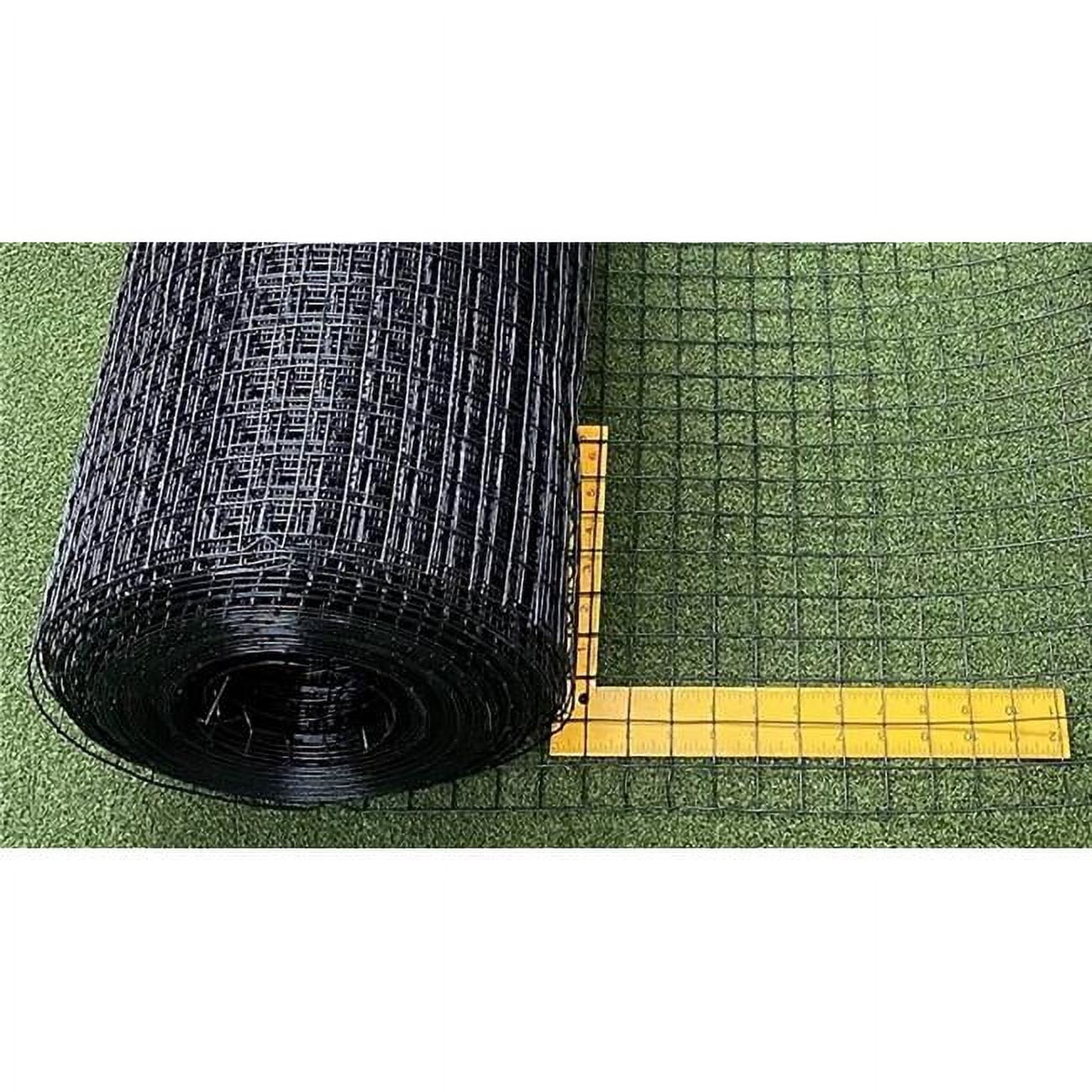 Critterfence 3x100 1x1 3 x 100 ft. Black Steel 1 x 1 in. Square Grid ...