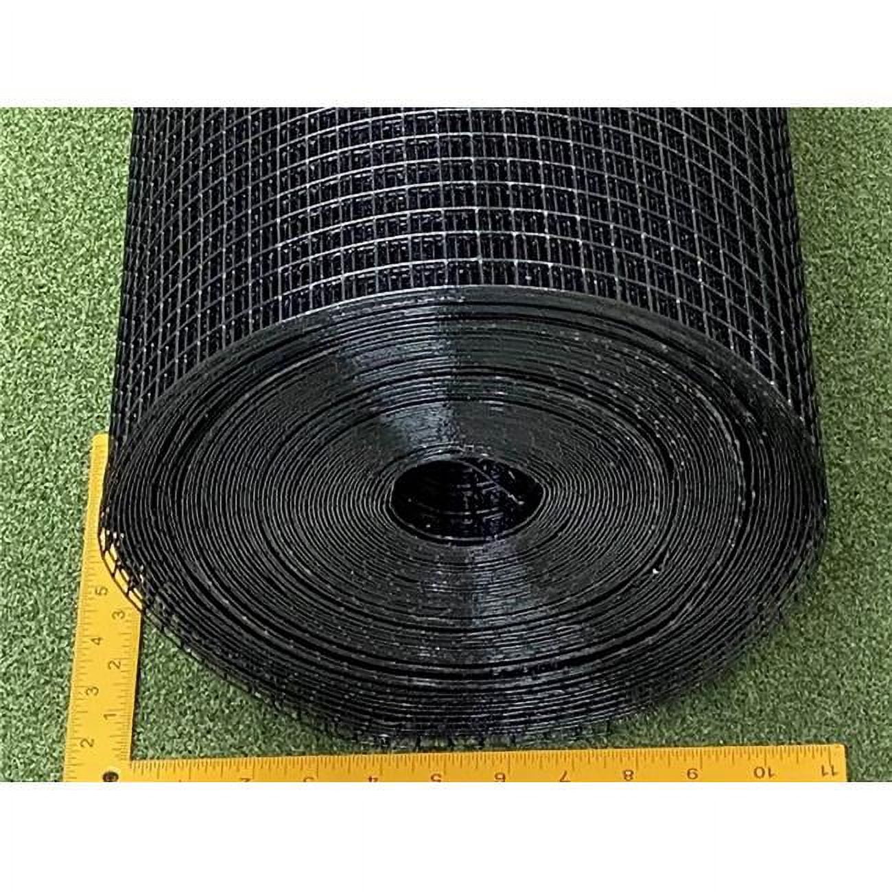 Critterfence 5x100 1-2 5 x 100 ft. Black Steel Square Grid 0.5 in ...