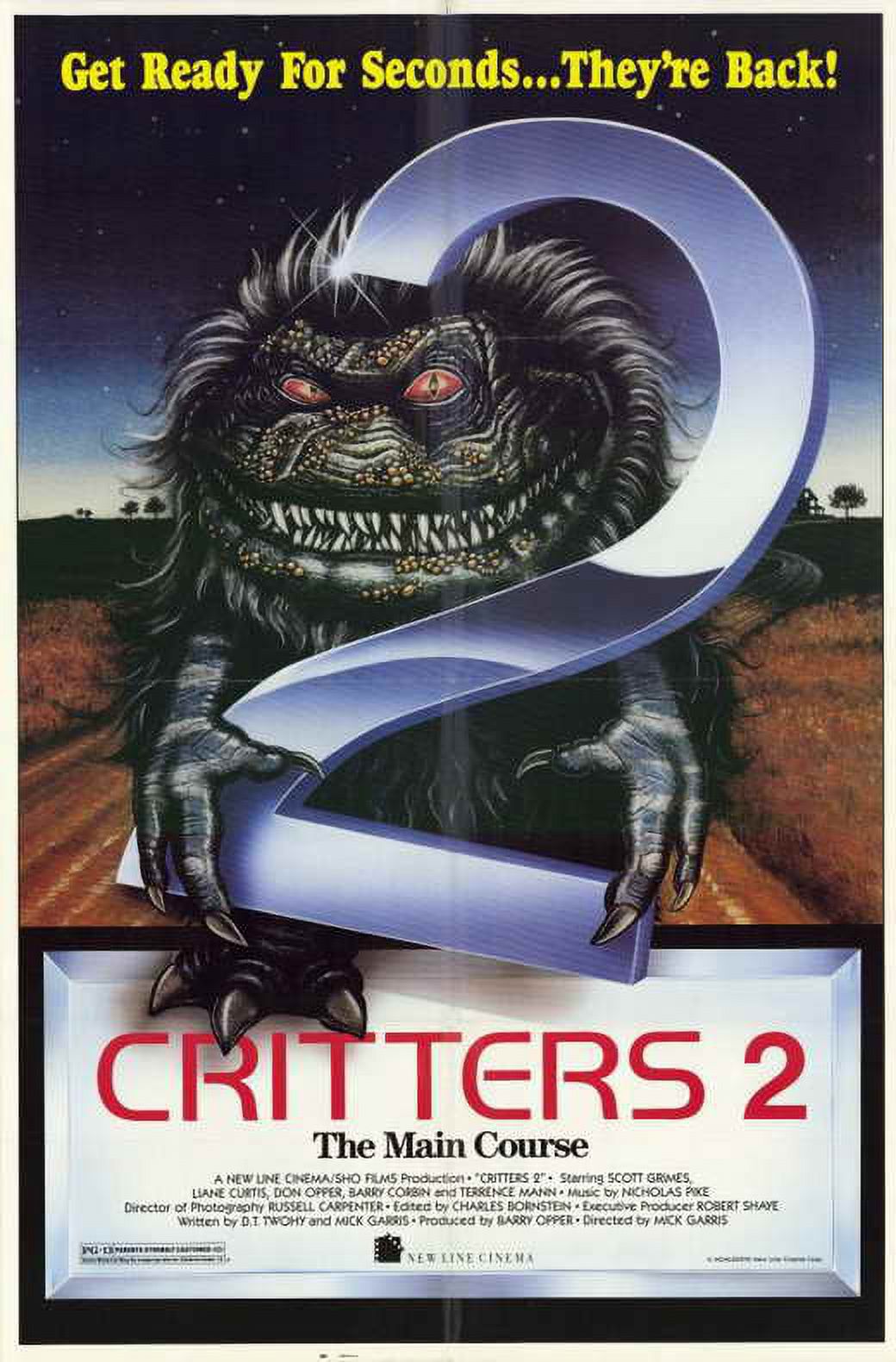 Critters 2 Main Course - movie POSTER (Style A) (11" x 17") (1988 ...