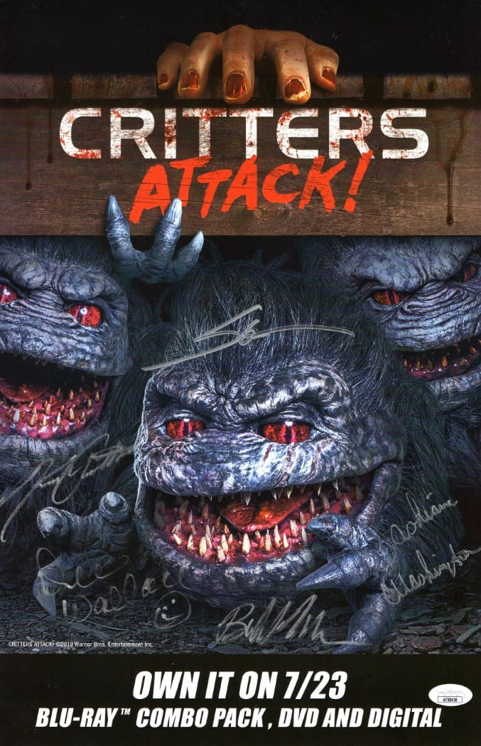 Critters Attack! Cast Signed Autographed 11X17 Poster Blum Wallace JSA ...