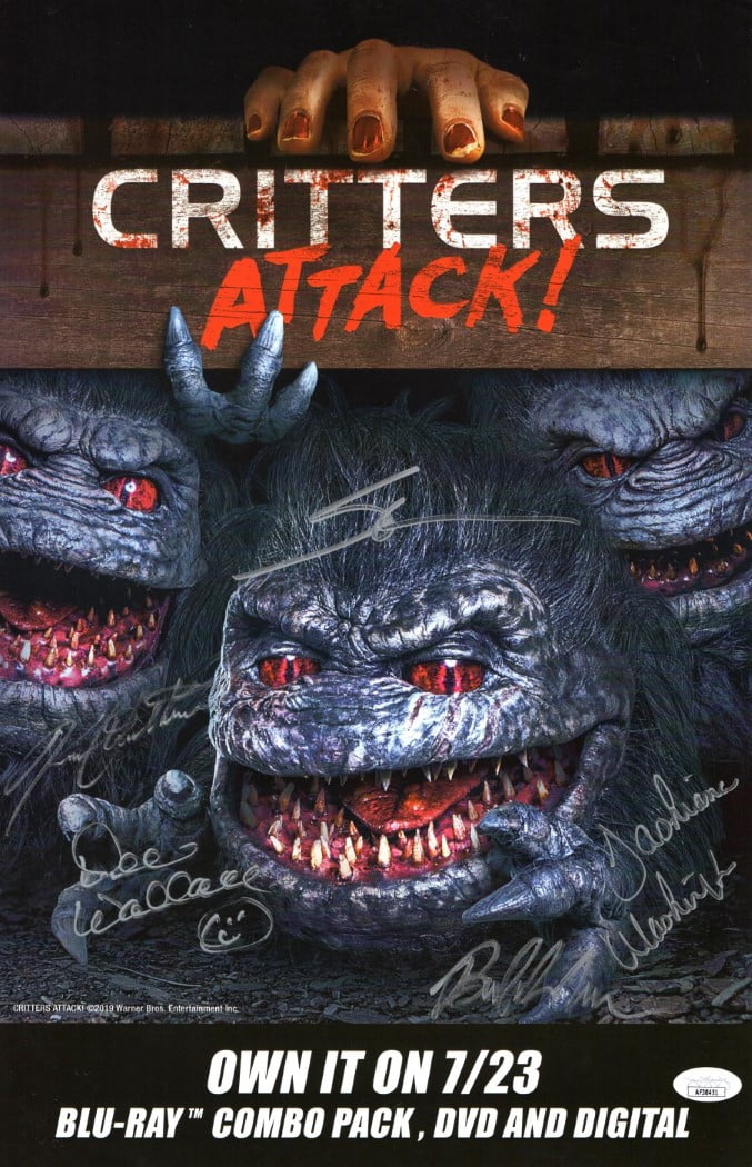Critters Attack! Cast Signed Autographed 11X17 Poster Blum Wallace JSA AF38451 - Walmart.com