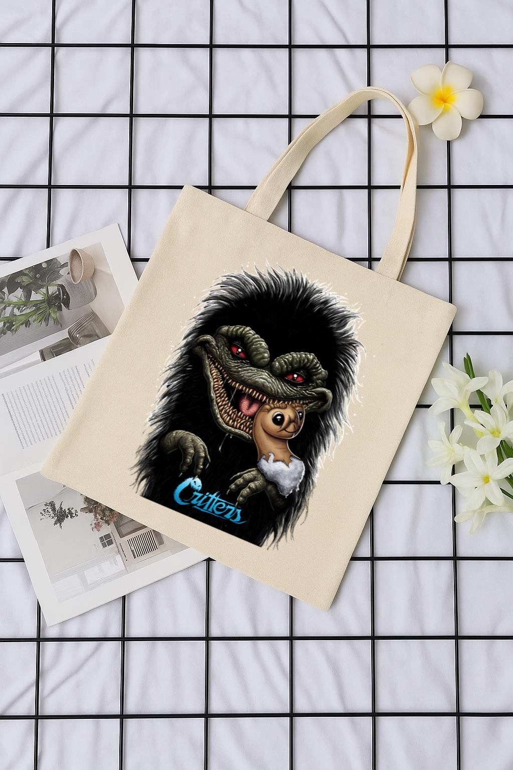 Critters Horror Movie Bag, 80's Critters Movie Bag, Horror Movie Bag ...