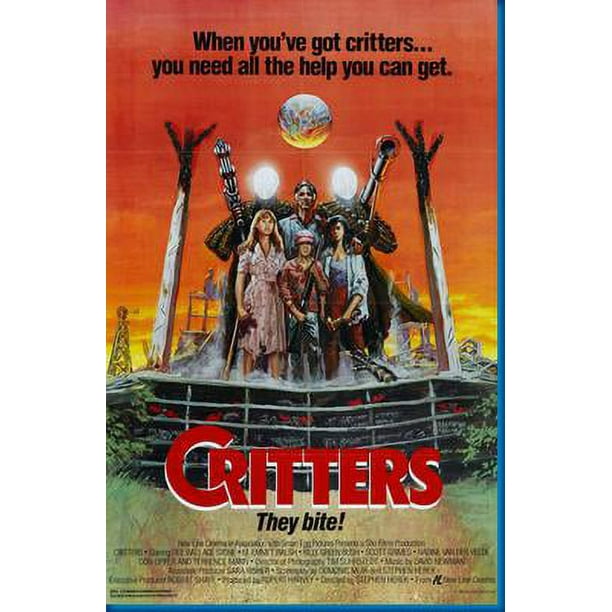 Critters Movie Poster Print Art Poster 24x36 Unframed, Age: Adults ...