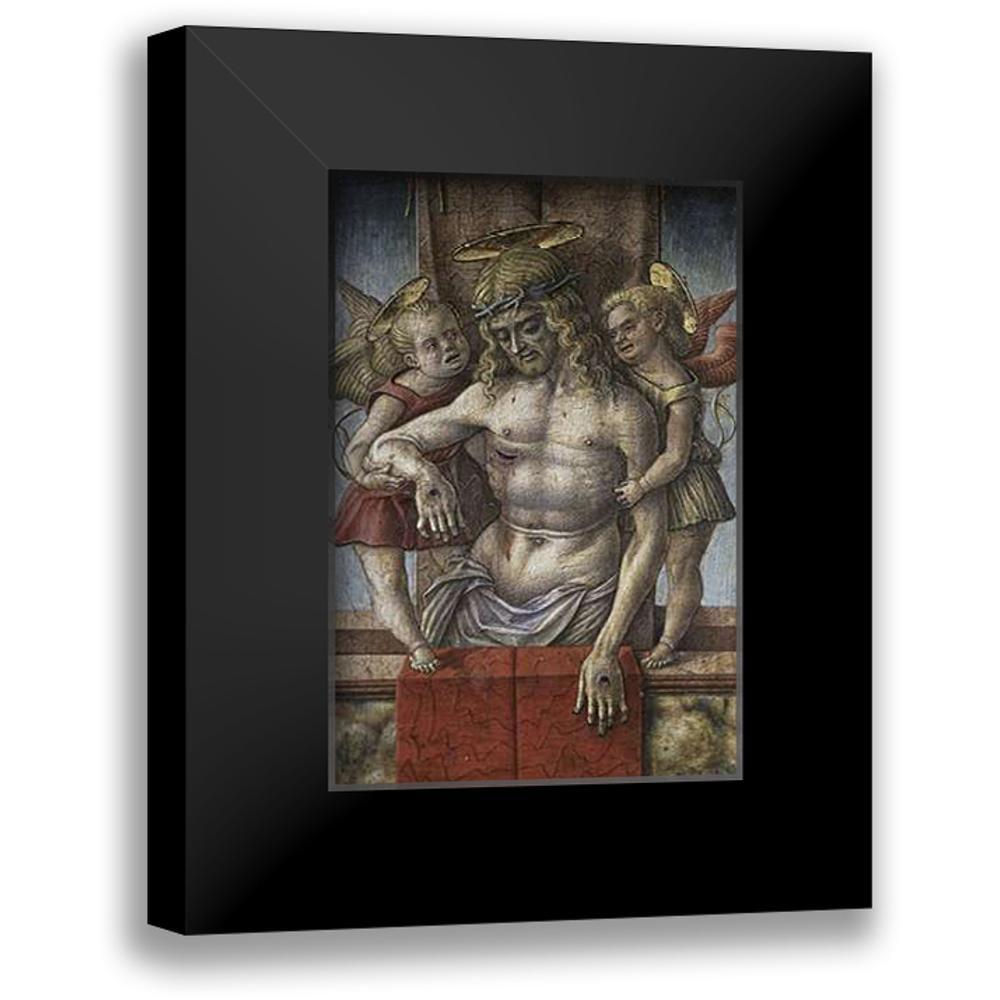 Crivelli, Carlo 13x18 Black Modern Framed Museum Art Print Titled - Lamentation Over The Dead ...