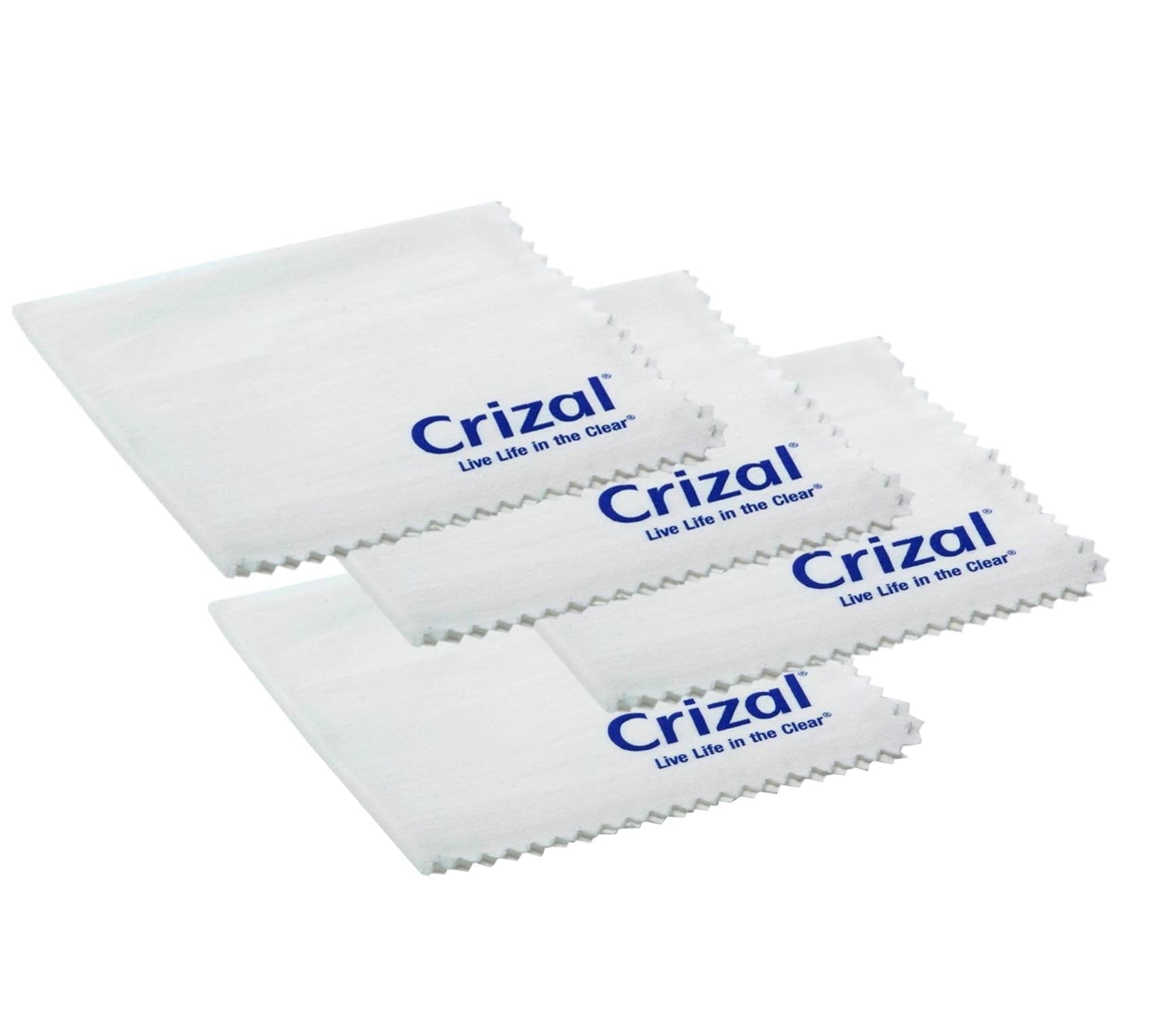 Crizal Microfiber Eyeglasses Cloth – Ultra-Soft Lens Cleaning Cloth, 4 ...